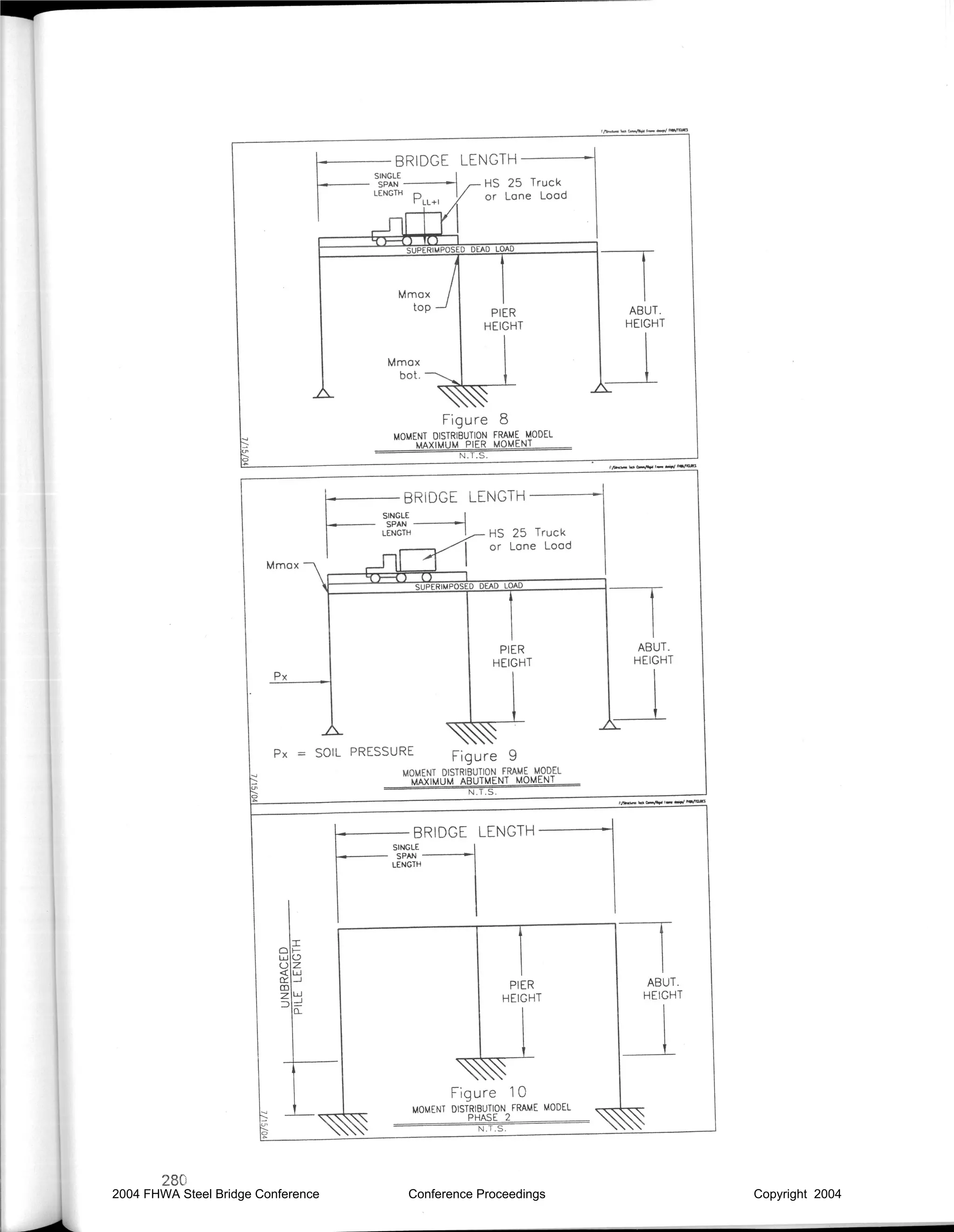 Rigid Frame Bridge Design Paper 2004 w-Current Photos | PDF