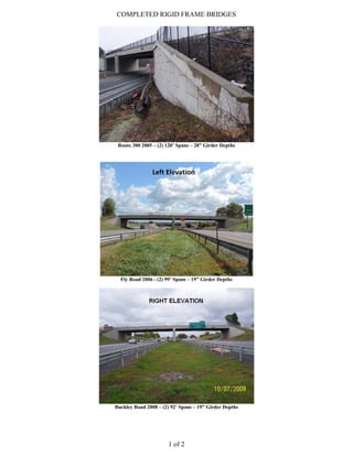 Rigid Frame Bridge Design Paper 2004 w-Current Photos | PDF
