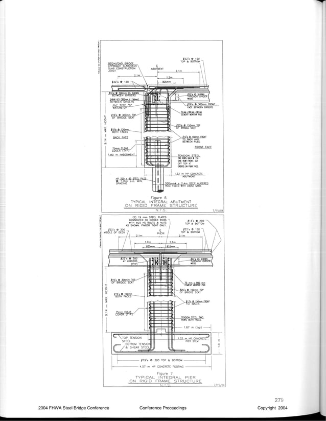 Rigid Frame Bridge Design Paper 2004 w-Current Photos | PDF