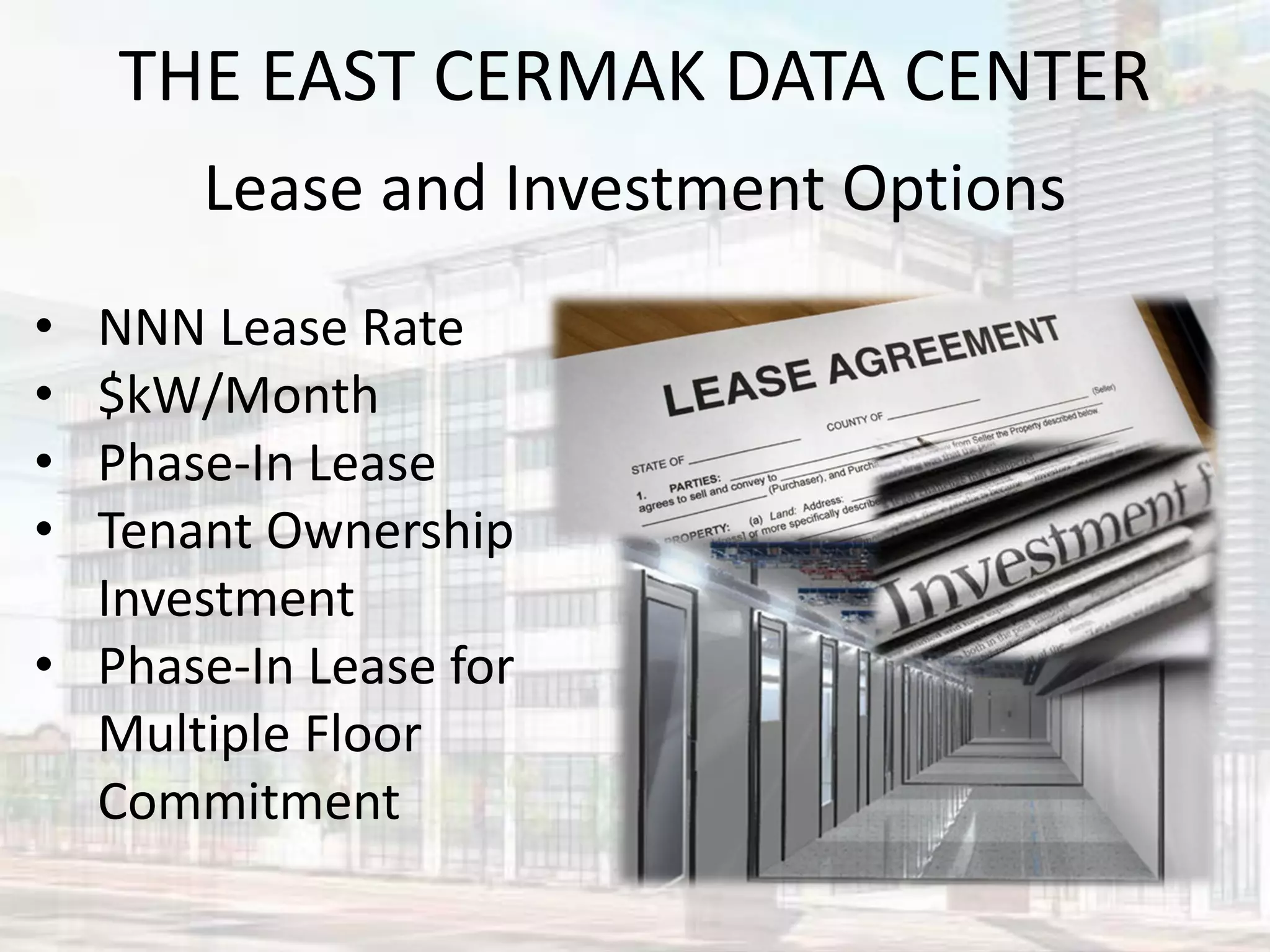 THE EAST CERMAK DATA CENTER | PDF | Industrial Property | Real Estate