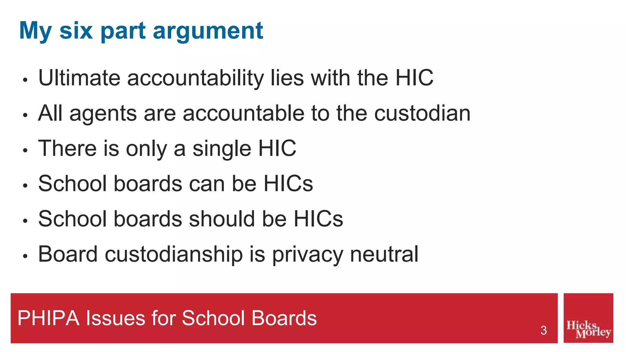 PHIPA for school boards | PPTX