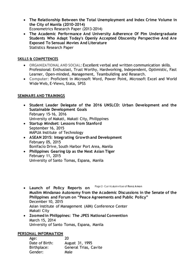 RENZ CV | DOCX