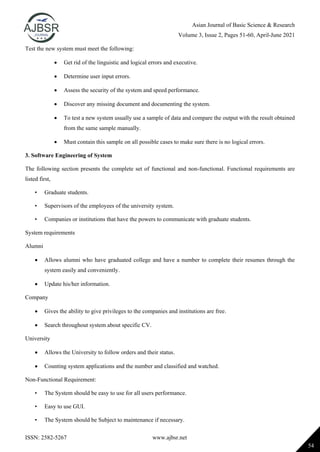 Development of Intelligent Alumni Management System for Universities ...