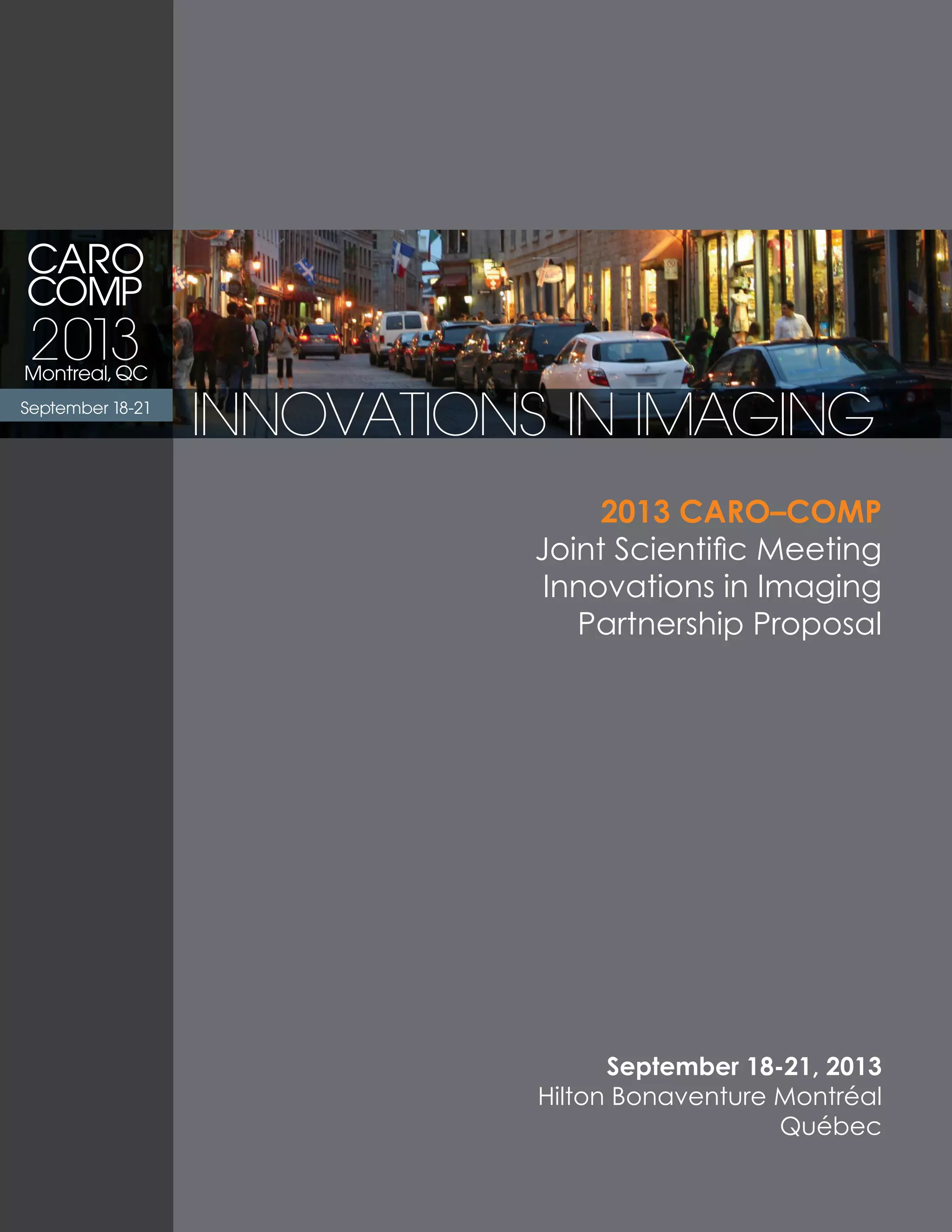 CaroComp Partnership Proposal 2013 | PDF