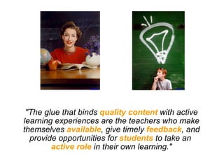 Adding Human Interaction and Interactivity to Online Learning | PPT | Social Networking | Internet