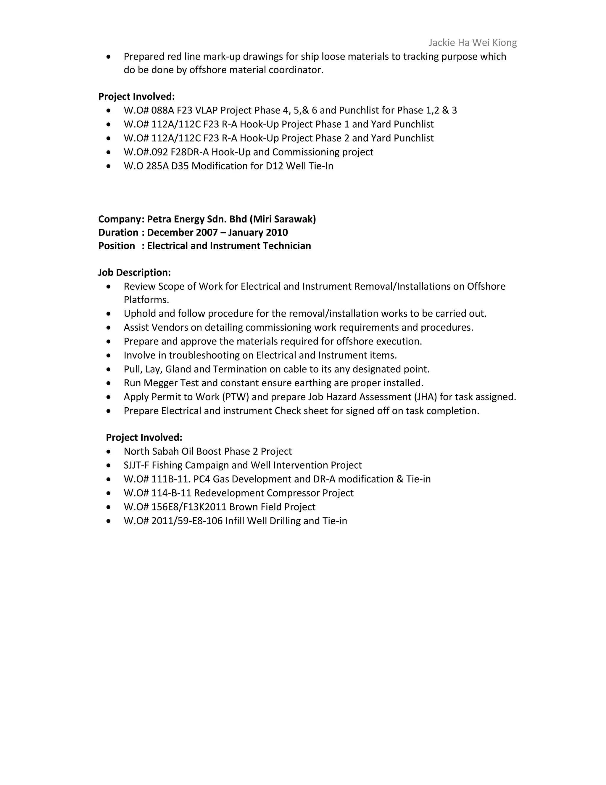 CV-JACKIE HA-Updated 2015-10 | PDF | Civil Engineering Industry ...