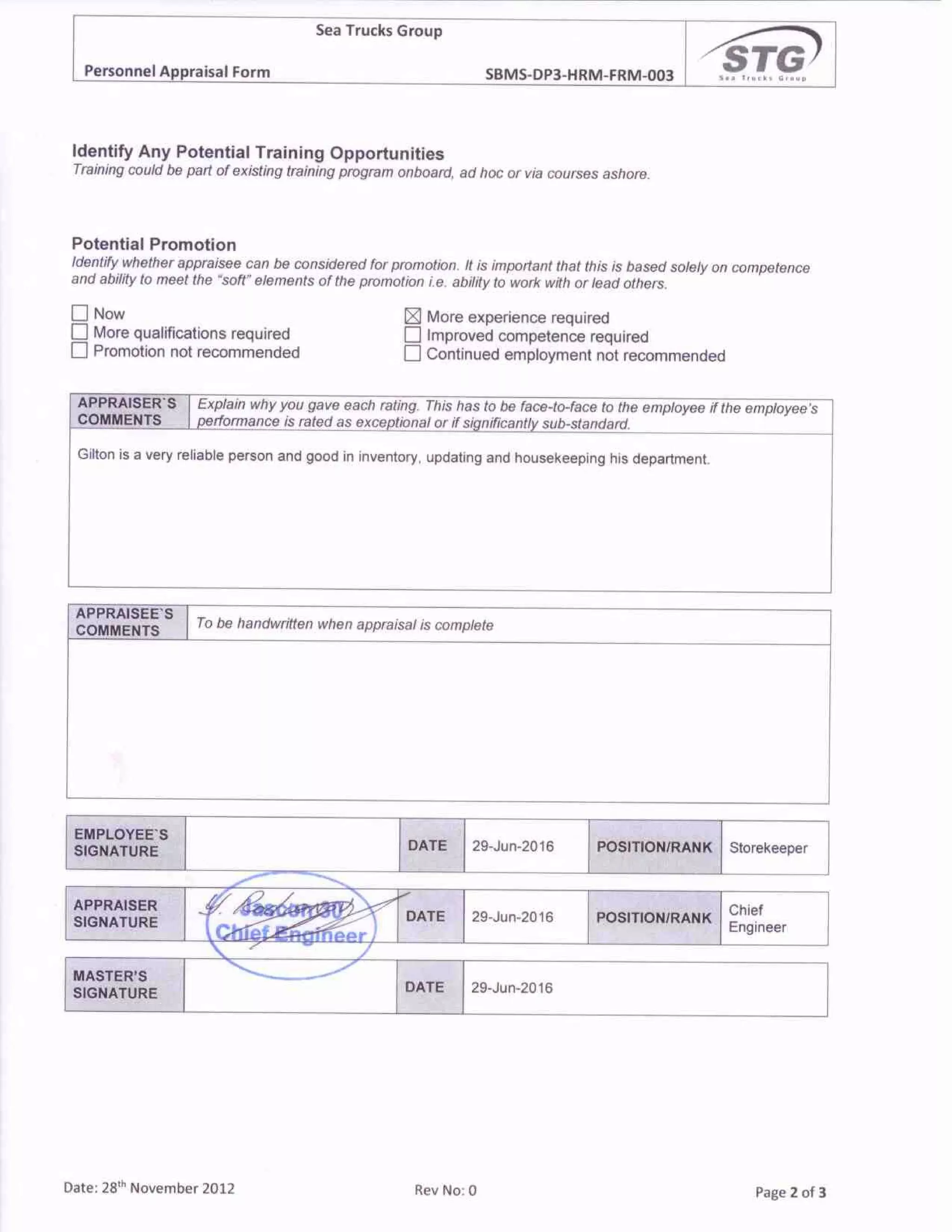 Appraisal - STG Jascon 30 Pipe Lay Barge | PDF