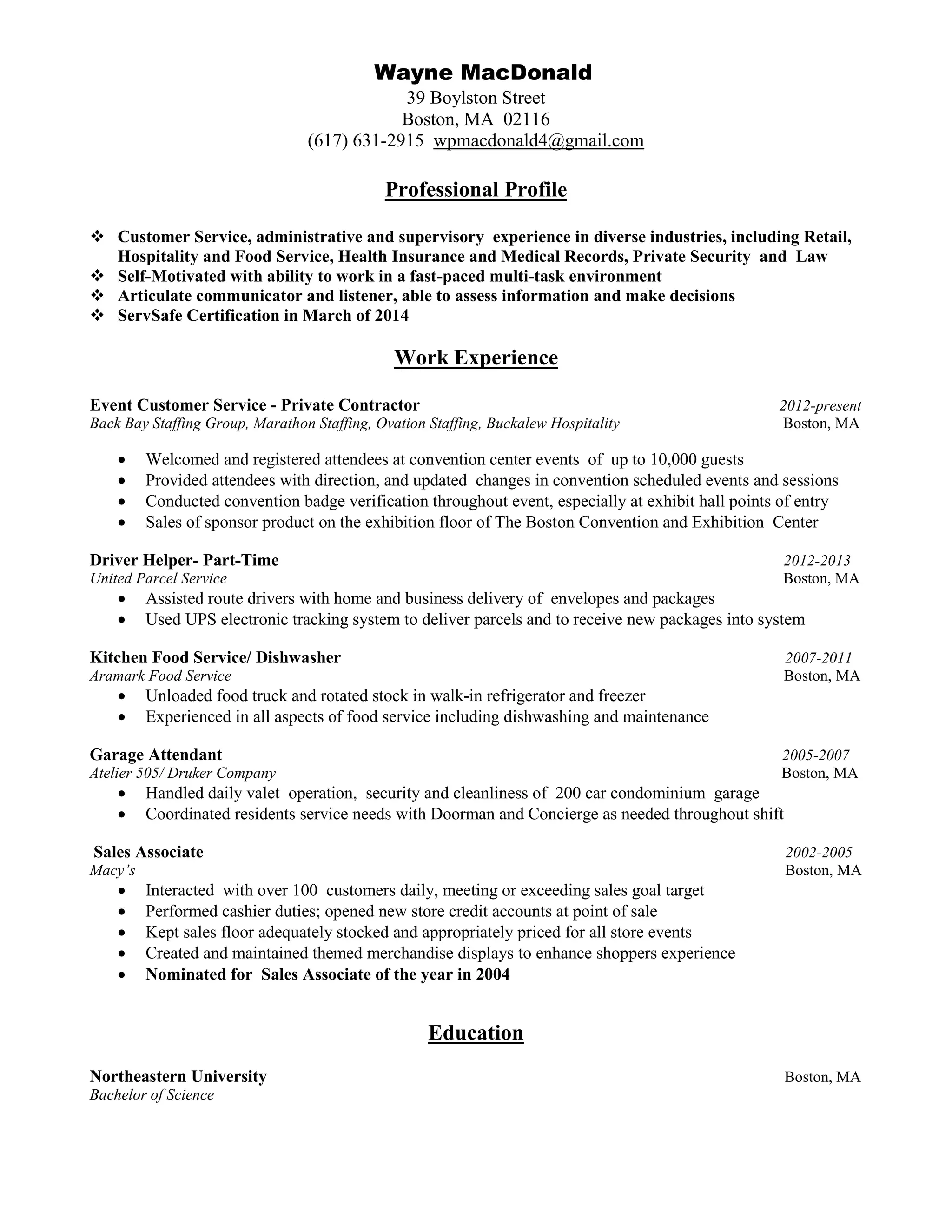 Oct resume including degree | PDF
