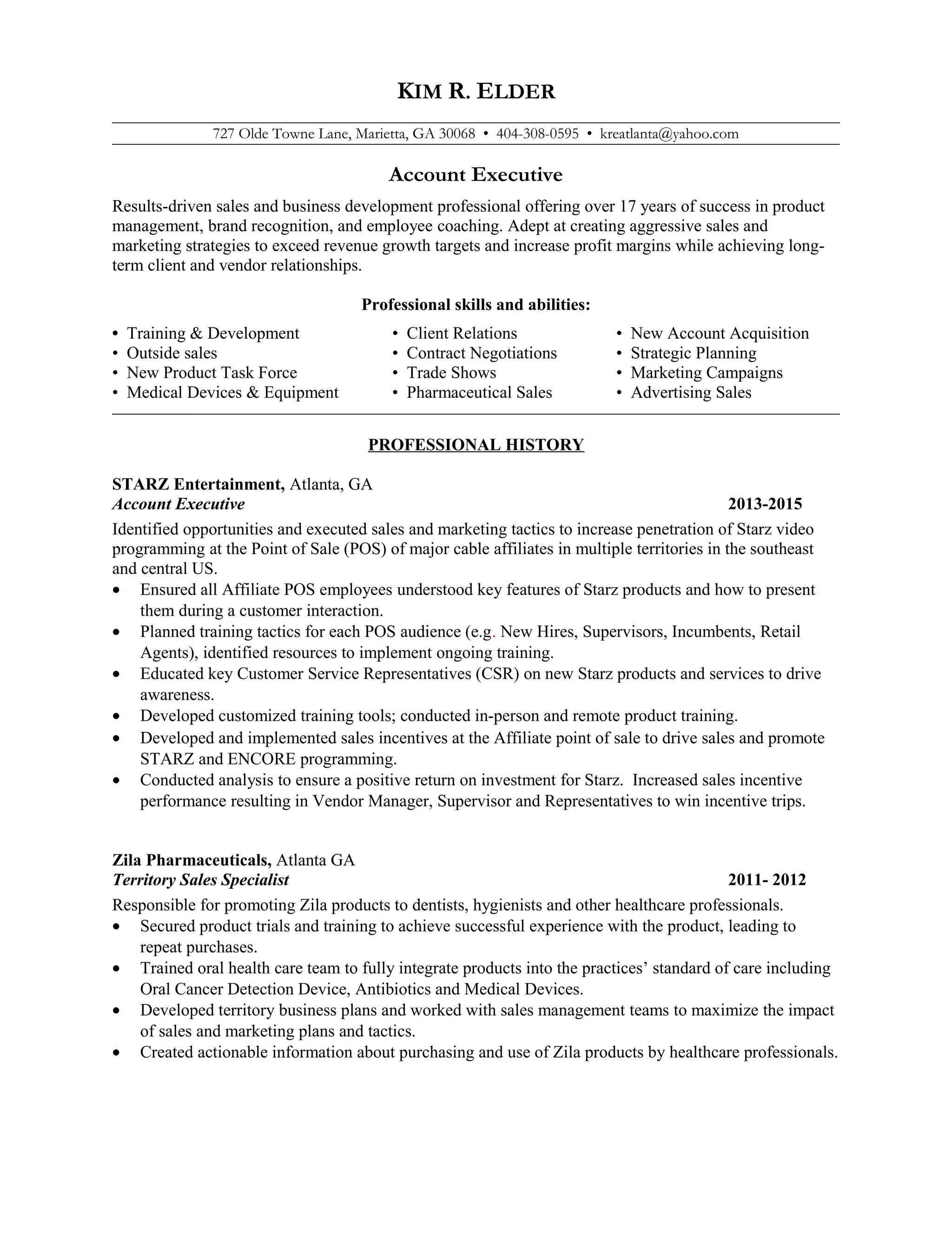 Kim Elder Resume KK | DOC
