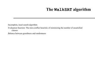 Propostional logic and model checking.ppt