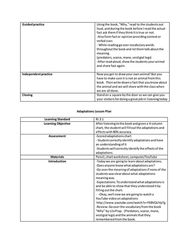 %22Why%22 Lesson Plan | DOCX