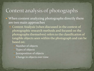Applying Photographic Research Methods - A Primer SMA 2015 | PPT