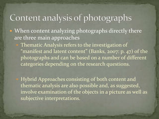 Applying Photographic Research Methods - A Primer SMA 2015 | PPT