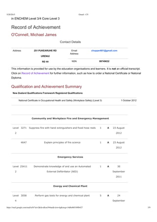 Gmail - CV1 | PDF
