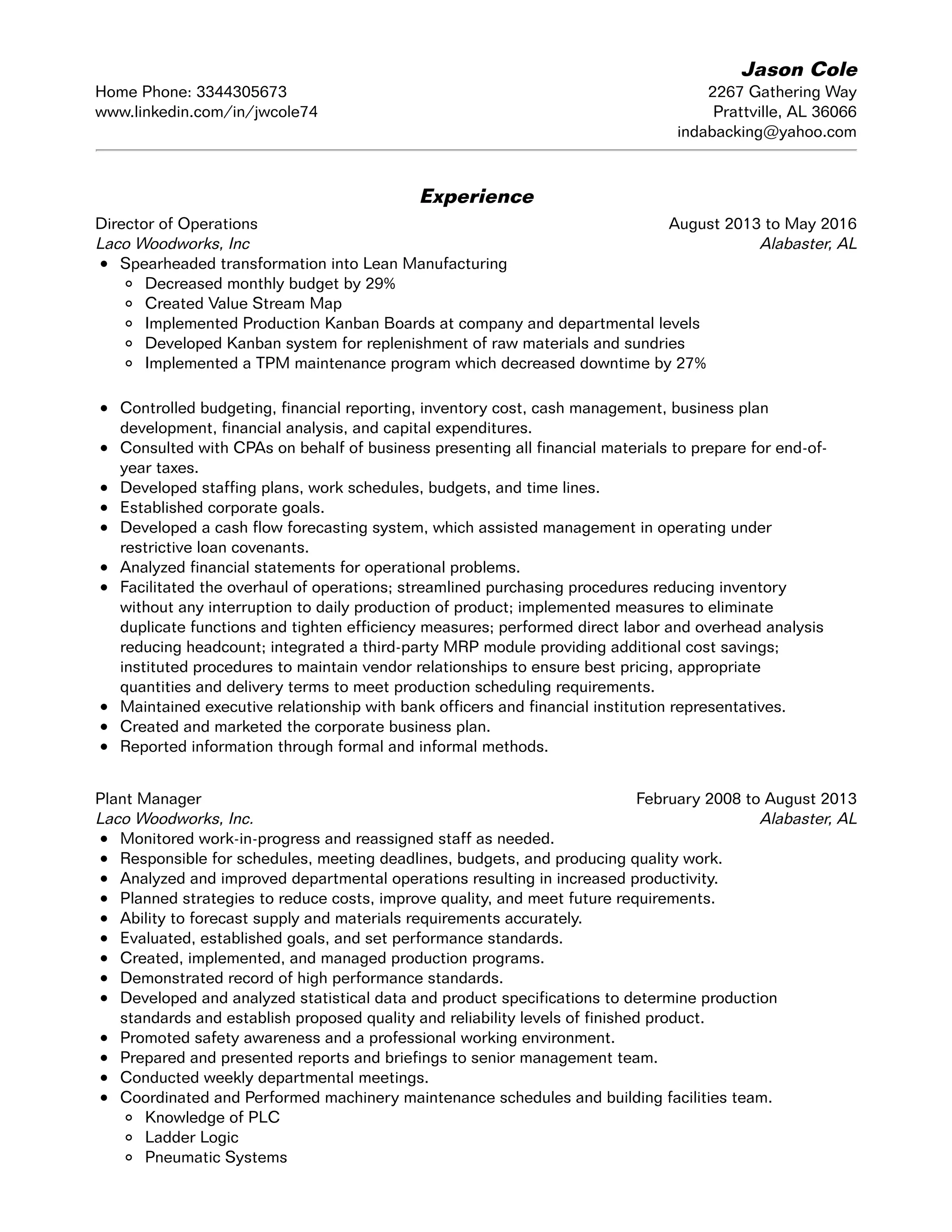 Resume_2016_full | PDF
