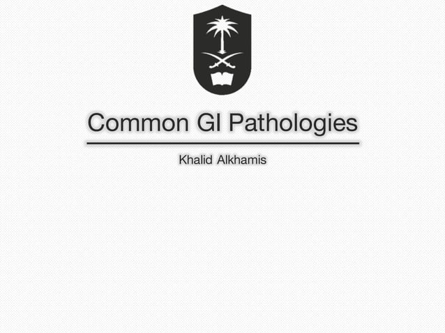 Common GI Pathologies | PDF