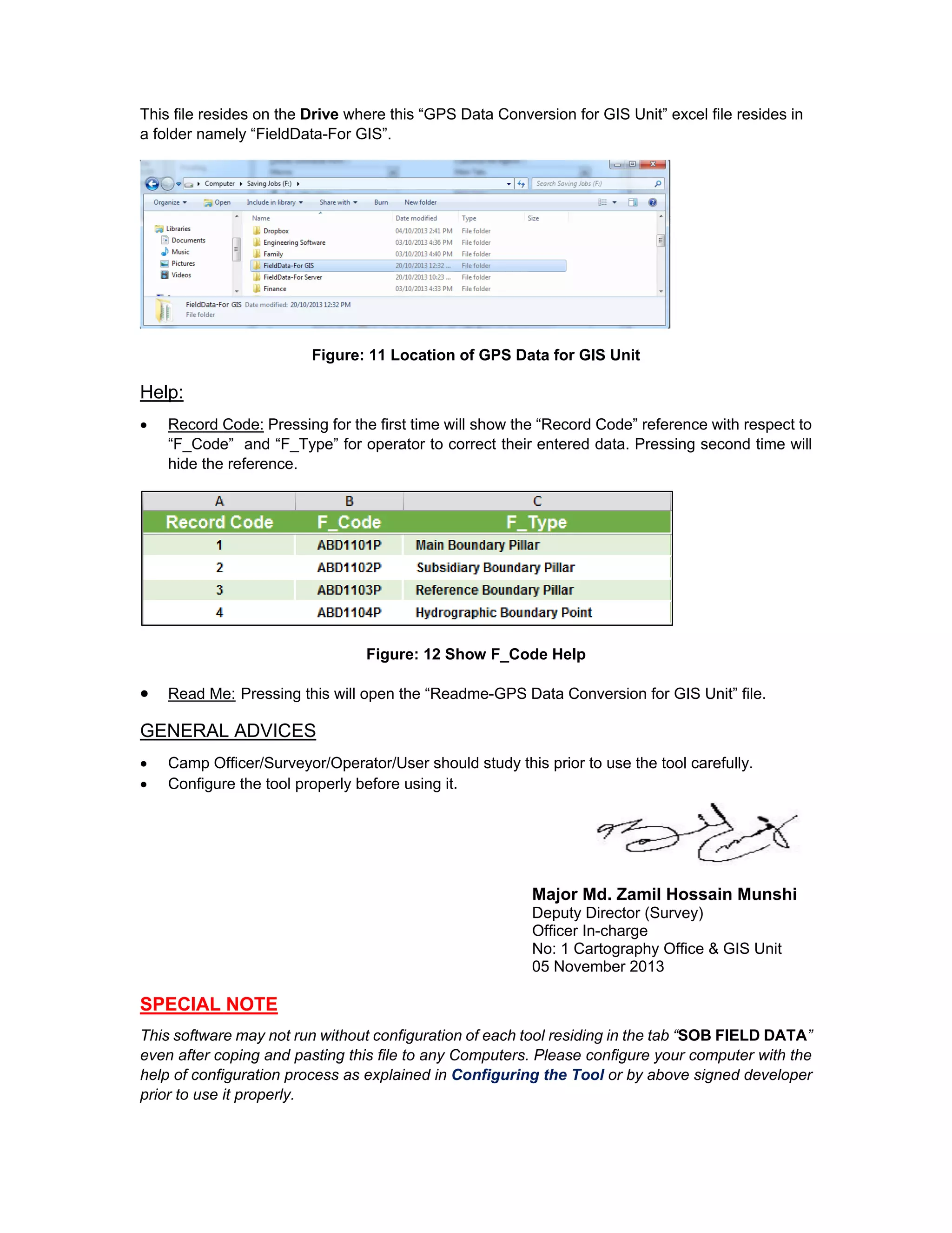 Readme-GPS Data Conversion for GIS Unit | PDF