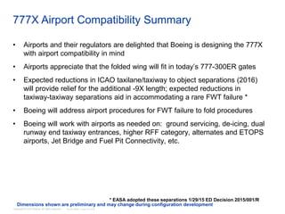 Boeing 777X Airport Compatibility Brochure | PDF | Air Travel | Travel Type