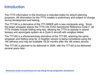 Boeing 777X Airport Compatibility Brochure | PDF