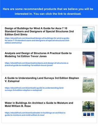 Guide to surveys and inspections of buildings and associated structures ...