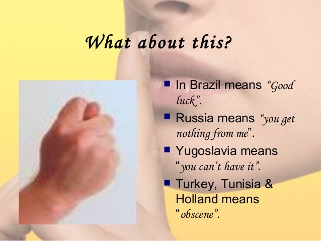 Nonverbal Communication In Brazilian Culture – WMXKPN