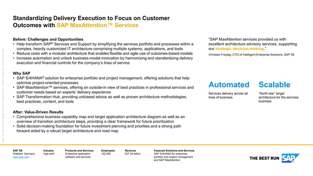 SAP runs SAP | PPTX
