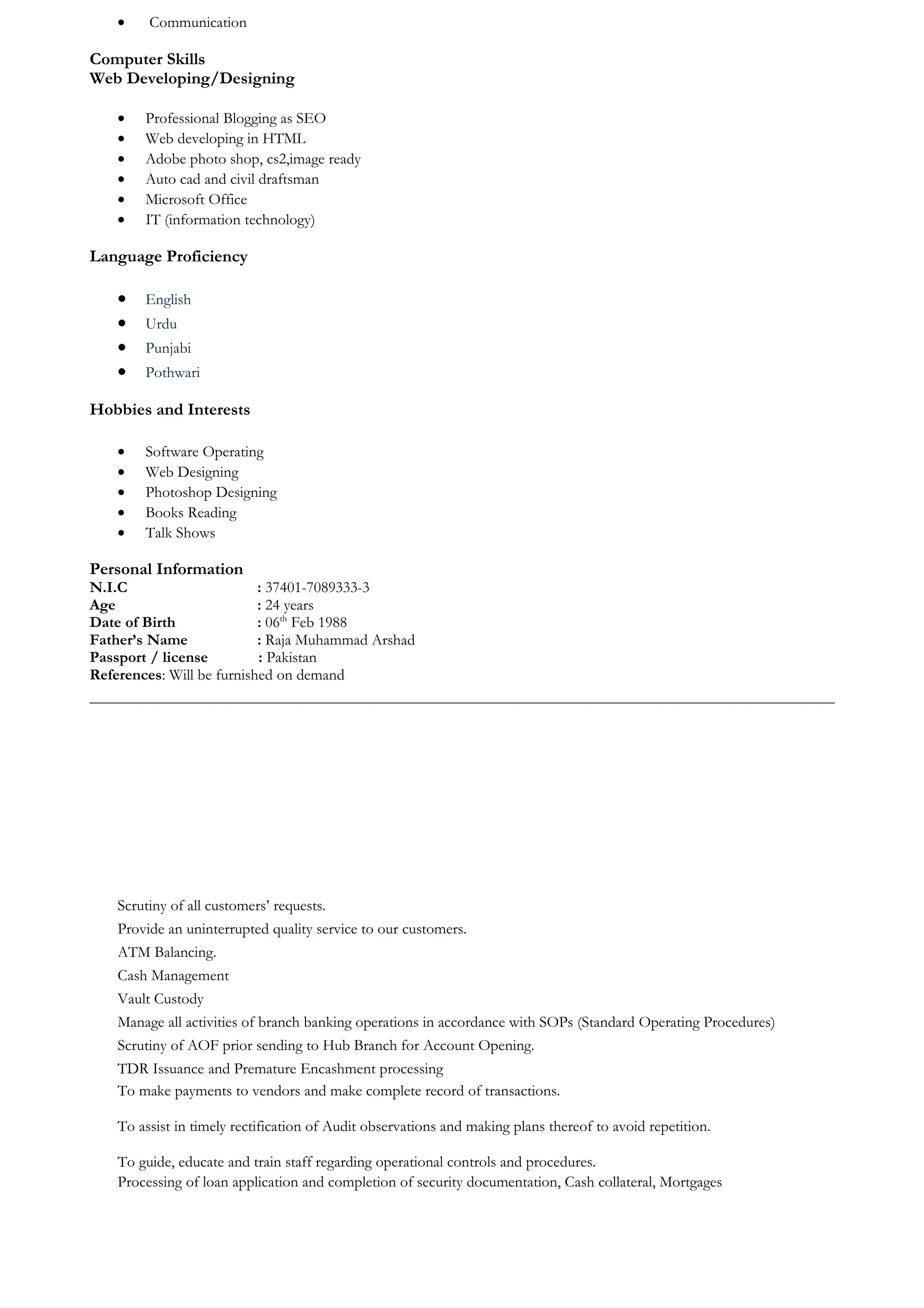 aqeel arshad resume (3) | DOC