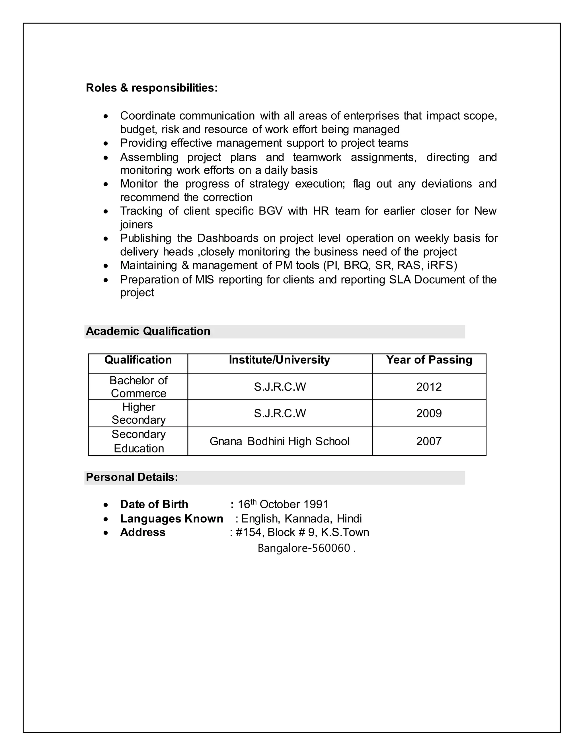 Resume - Nayana R (1) | DOCX