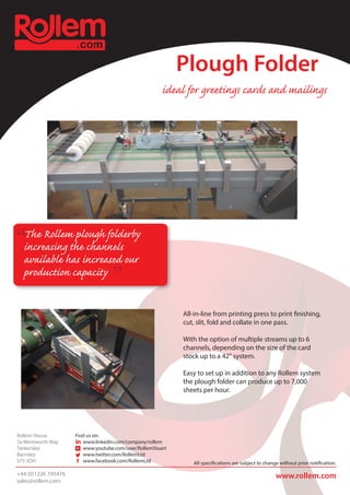 2015-10 Rollem Plough Folder | PDF