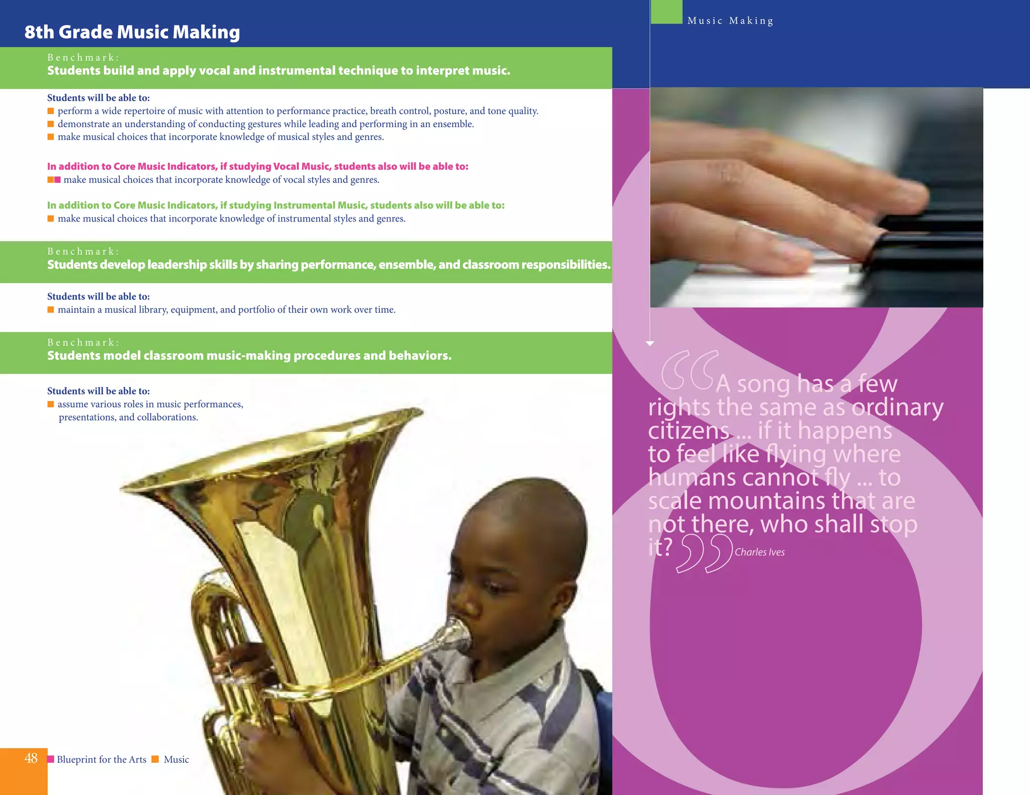 Blueprint for Teaching and Learning in Music June 2015 | PDF