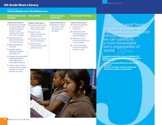 Blueprint for Teaching and Learning in Music June 2015 | PPT