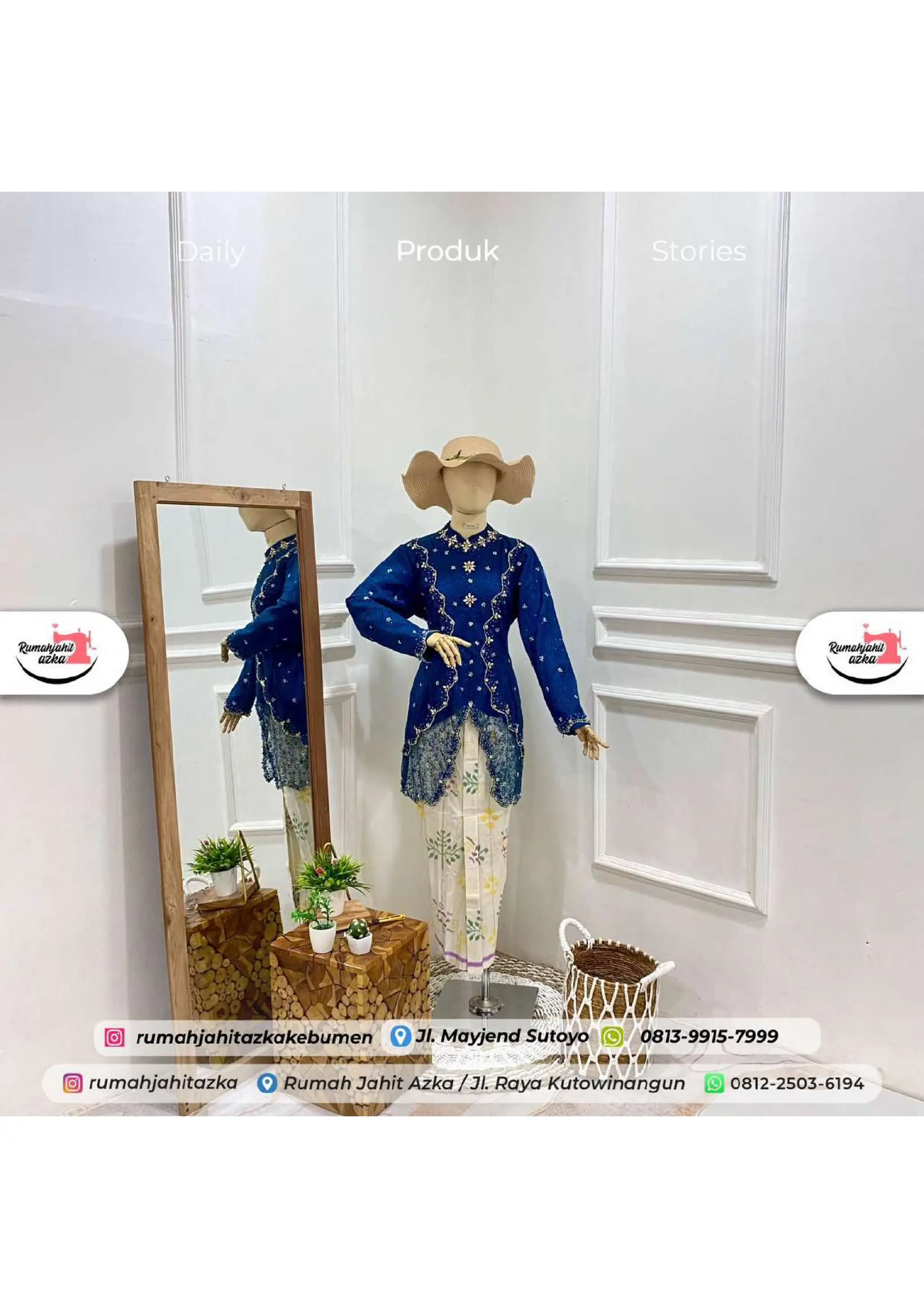 Custom Setelan Kebaya Modern Mix Payet Premium by Rumah Jahit Azka | PDF