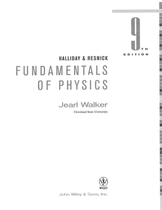 fundamentals-of-physics-9 e-halliday-resnick-walker | PDF