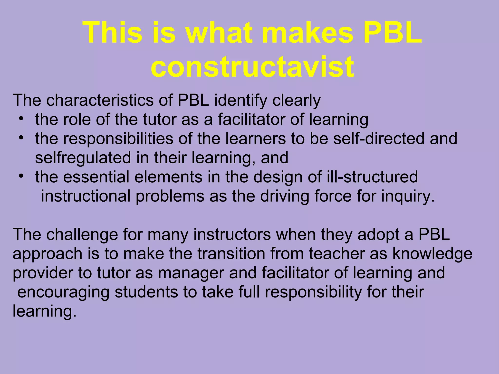 Project Based Learning | PPT
