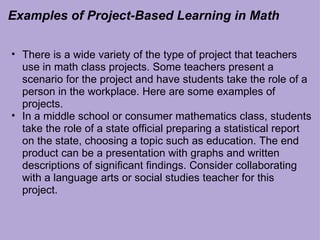 Project Based Learning | PPT