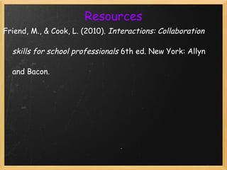 Collaboration: General and Special Education Teachers | PPT