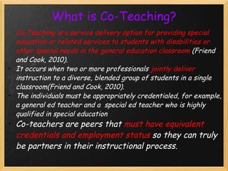 Collaboration: General and Special Education Teachers | PPT