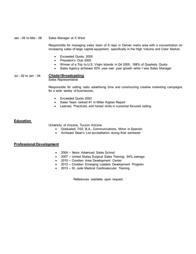 Robert_Smith_Resume | DOCX | Sales | Business
