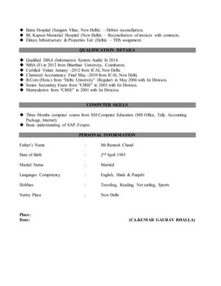 CV_Kumar_Gaurav_Bhalla | PDF