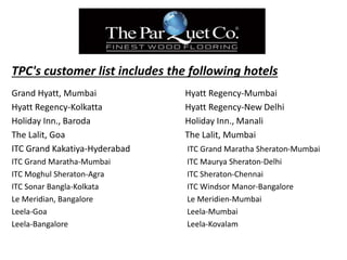 TPC Presentation | PPT