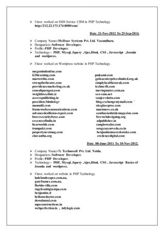 sunil new resume | DOCX