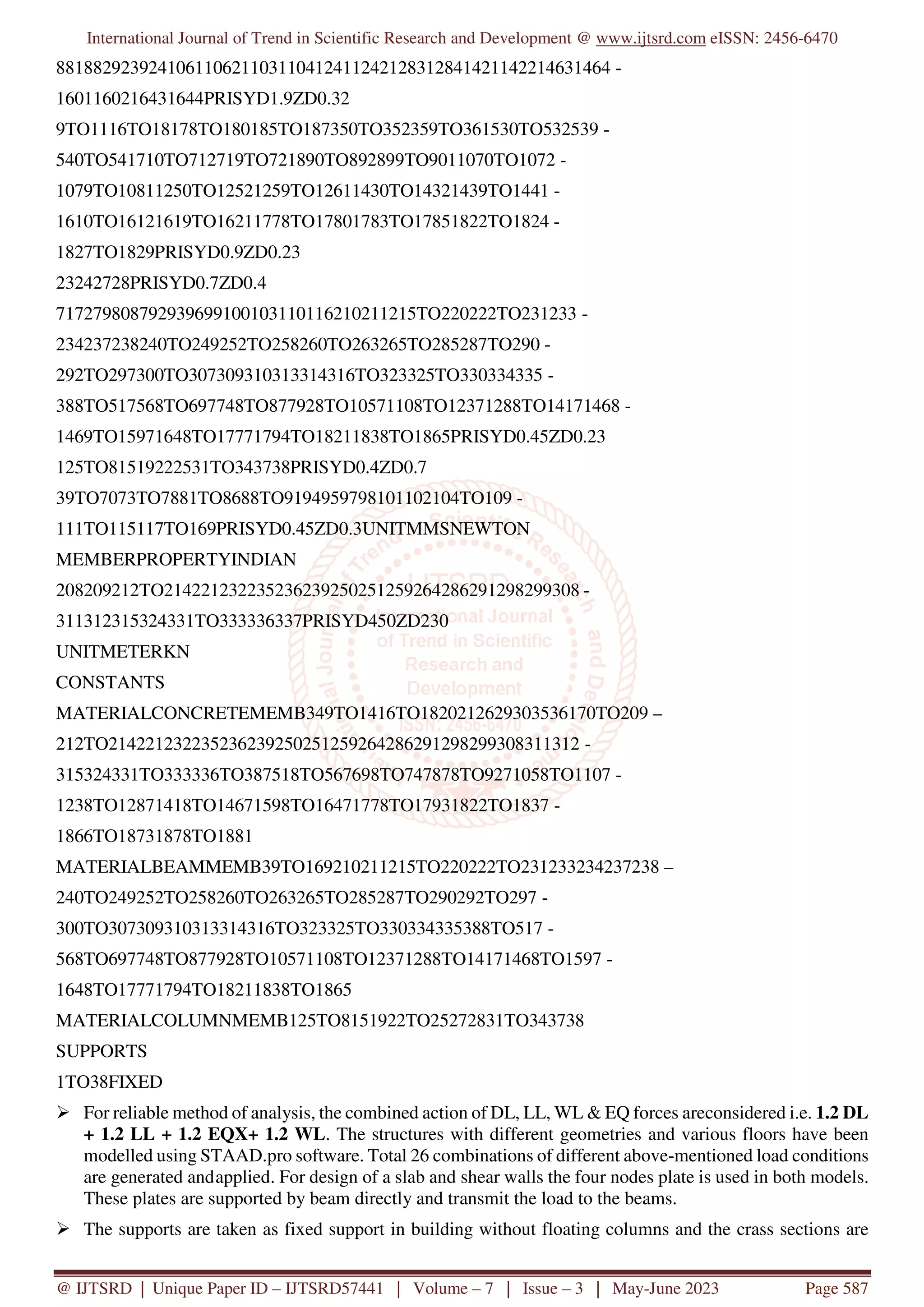 An Analysis of a Tall Structure with Shear Panel and floating Columns ...