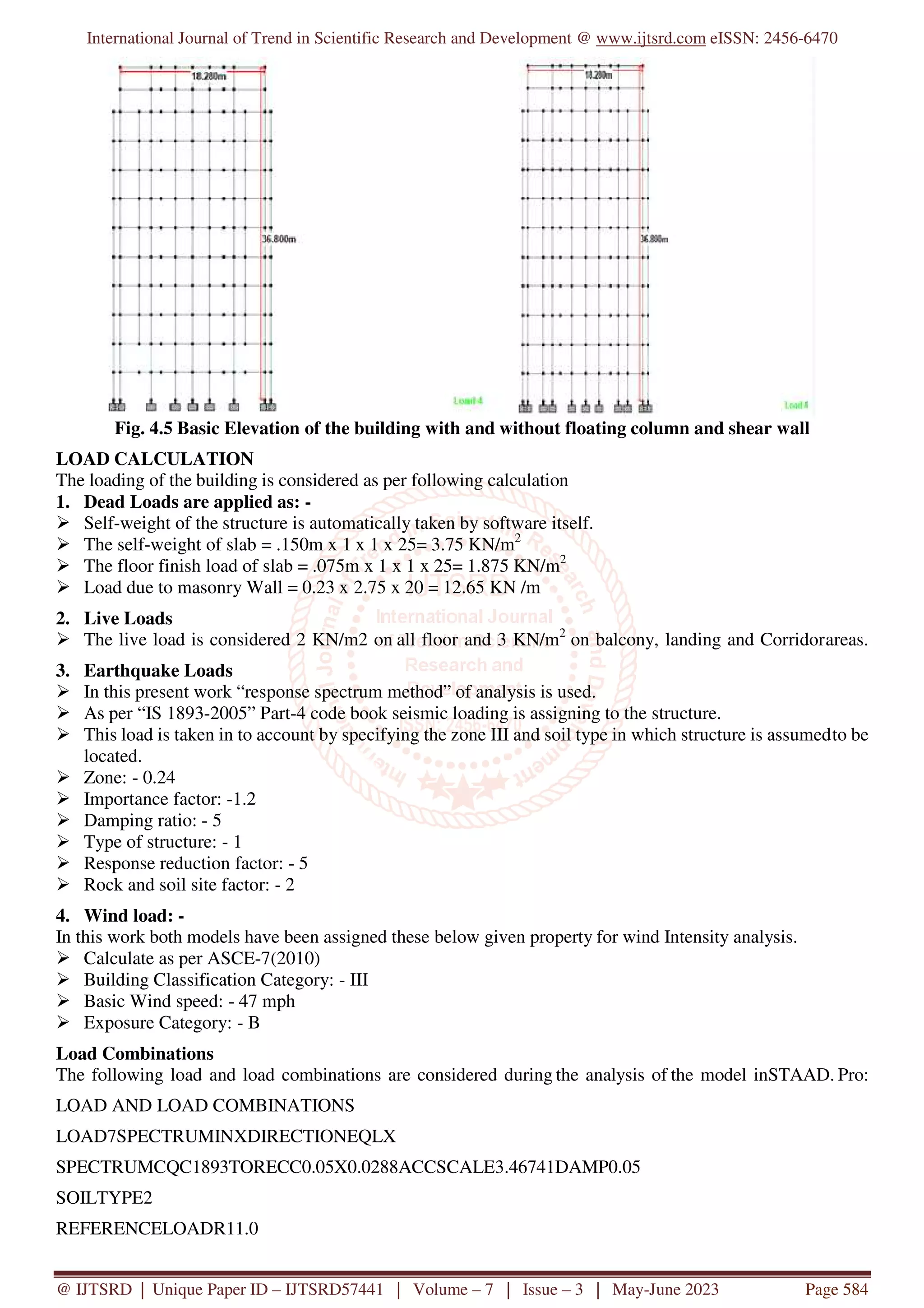 An Analysis of a Tall Structure with Shear Panel and floating Columns ...