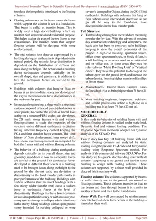 An Analysis of a Tall Structure with Shear Panel and floating Columns ...