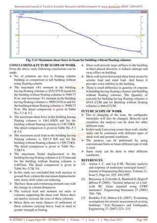 An Analysis of a Tall Structure with Shear Panel and floating Columns in Seismic Zone IV by ...