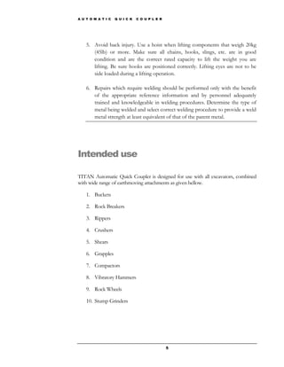OPERATOR'S MANUAL-TILT HITCH | PDF