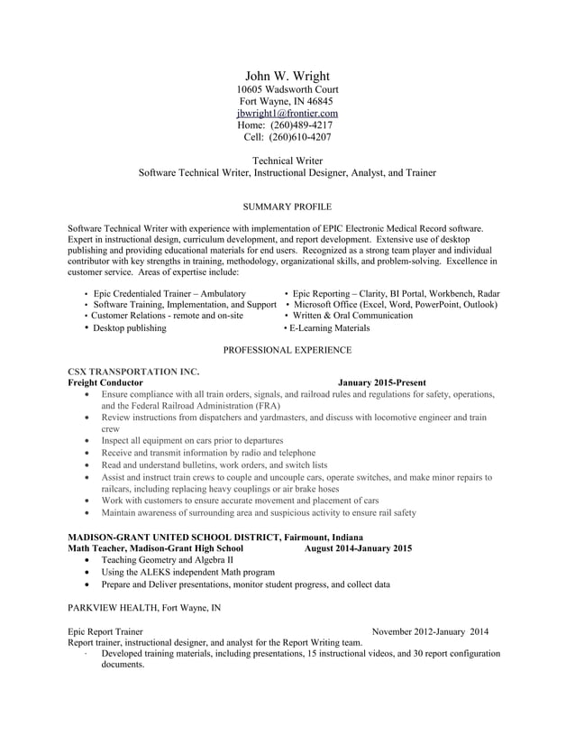 John Wright Resume 10 24 | DOC