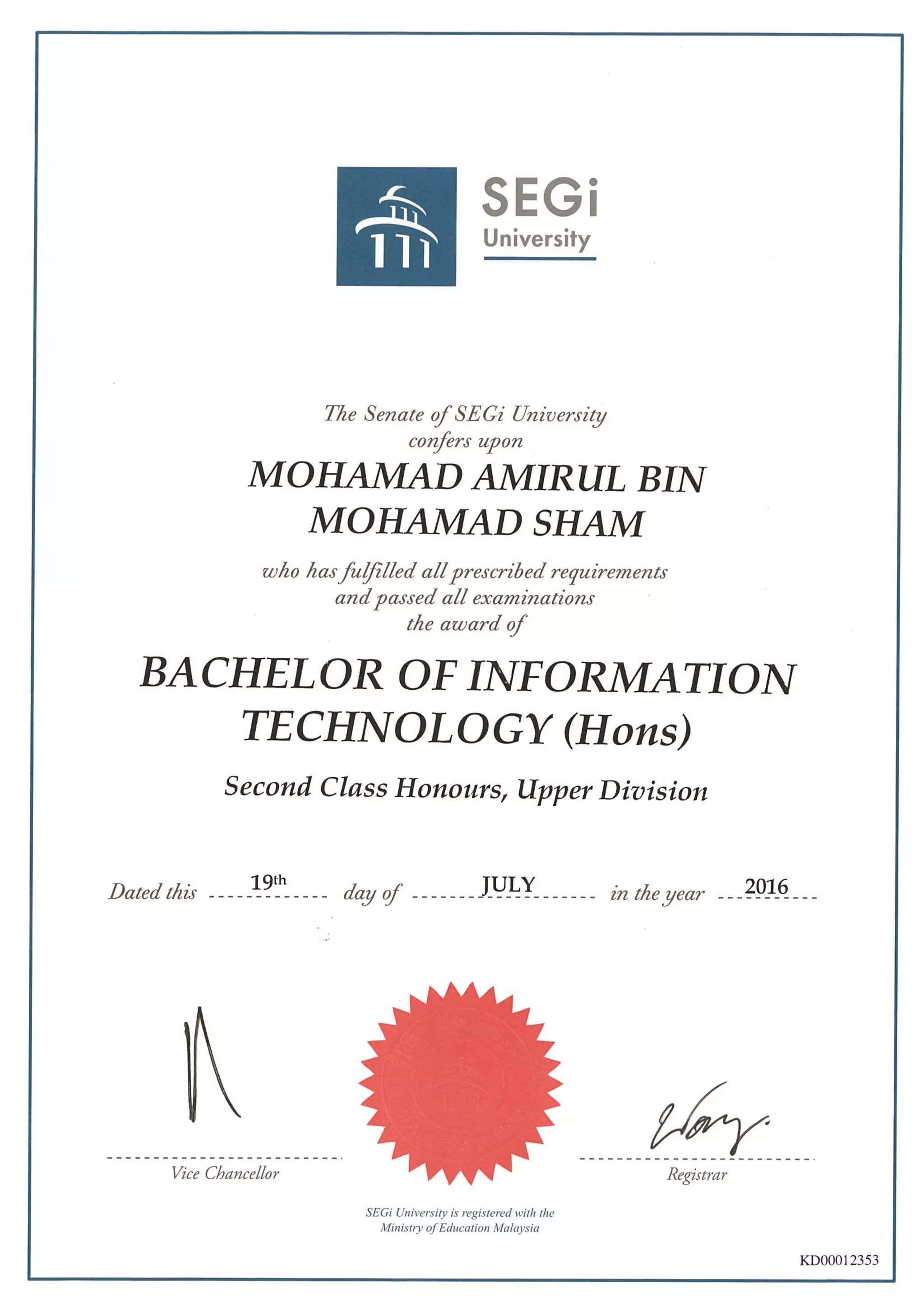 Degree and Transcripts | PDF