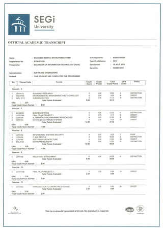 Degree and Transcripts | PDF