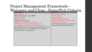 Program Mgmt Framework | PPT